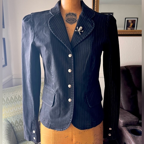 Tripp nyc | Jackets & Coats | Y2k Tripp Nyc Vintage Pinstripe Fitted ...